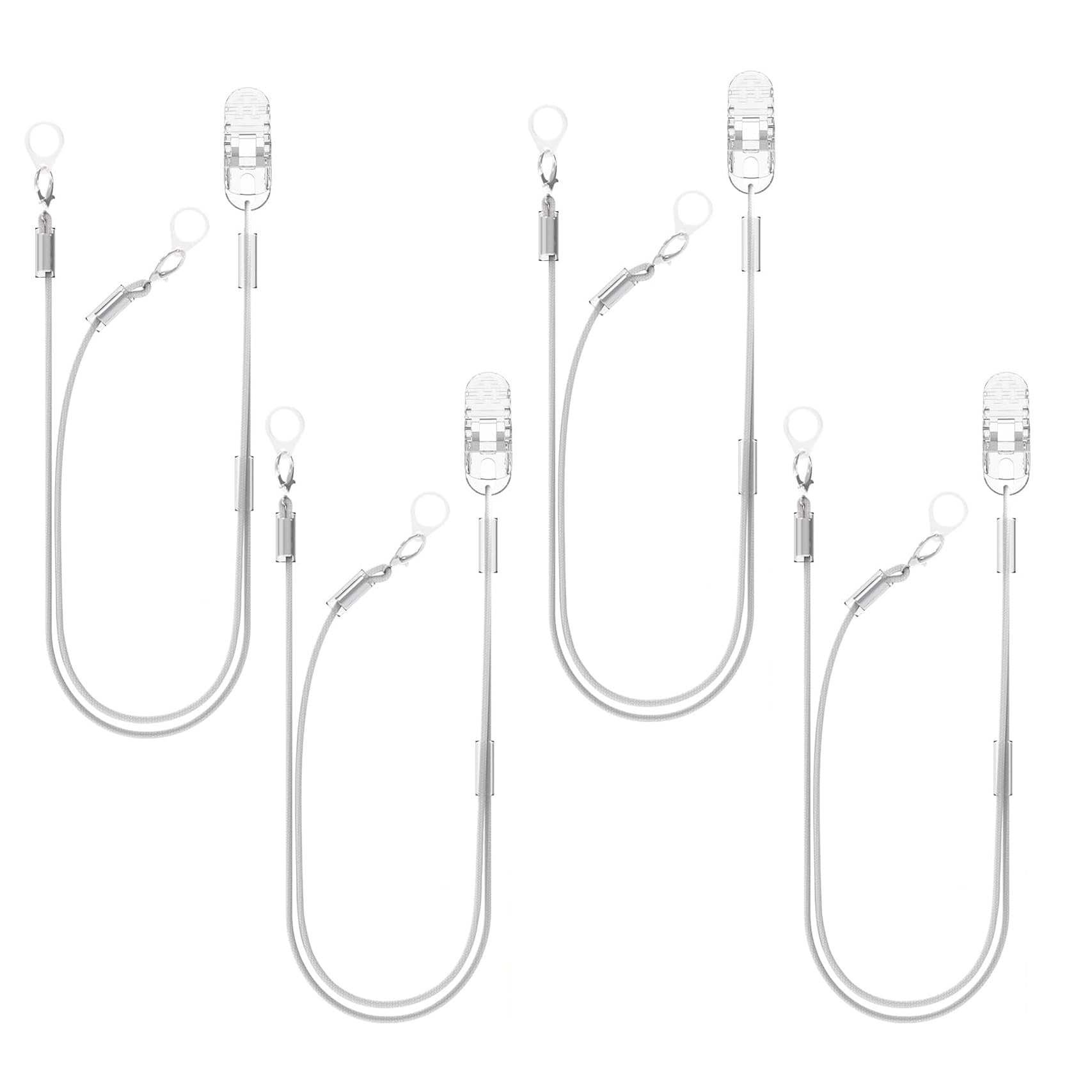 Amazon.com: Double love Set of 4 Hearing Aid Clips,Portable Hang Rope ...