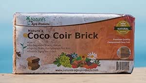 Amazon.com: Nature's Premium Coco Coco Coir 1 libra Ladrillo de 1 libra ...