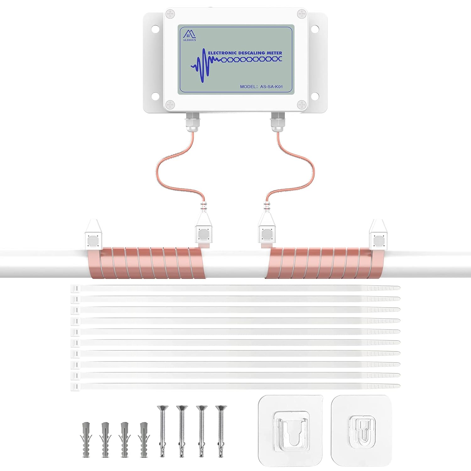 Amazon.com: ALDIOUS Electronic Water Descaler System for Whole House ...