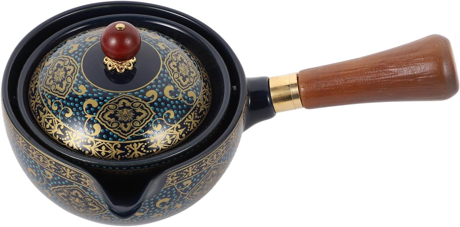 Amazon.com | Hemoton Ceramic Teapot with Infuser - Gongfu Teapot, 360 ...