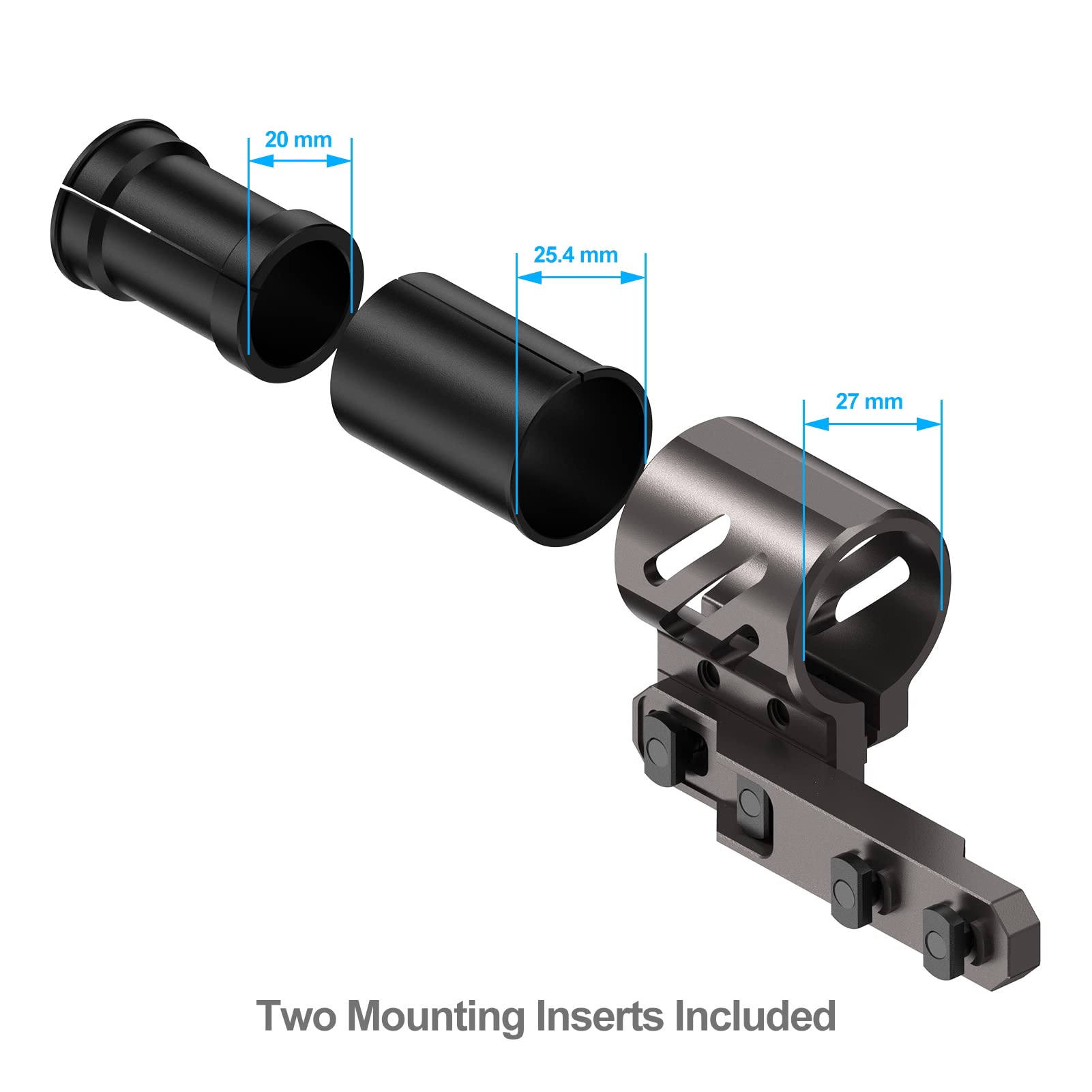 Snapklik.com : Feyachi M Lock Offset Flashlight Ring Mount For M Lock ...