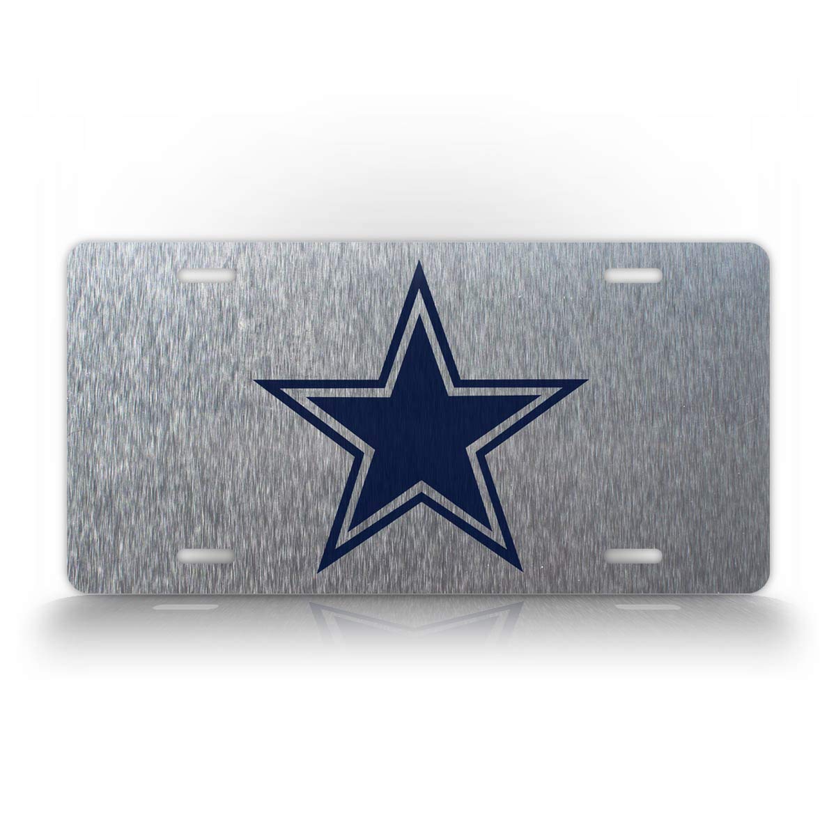 Silver Star License Plate