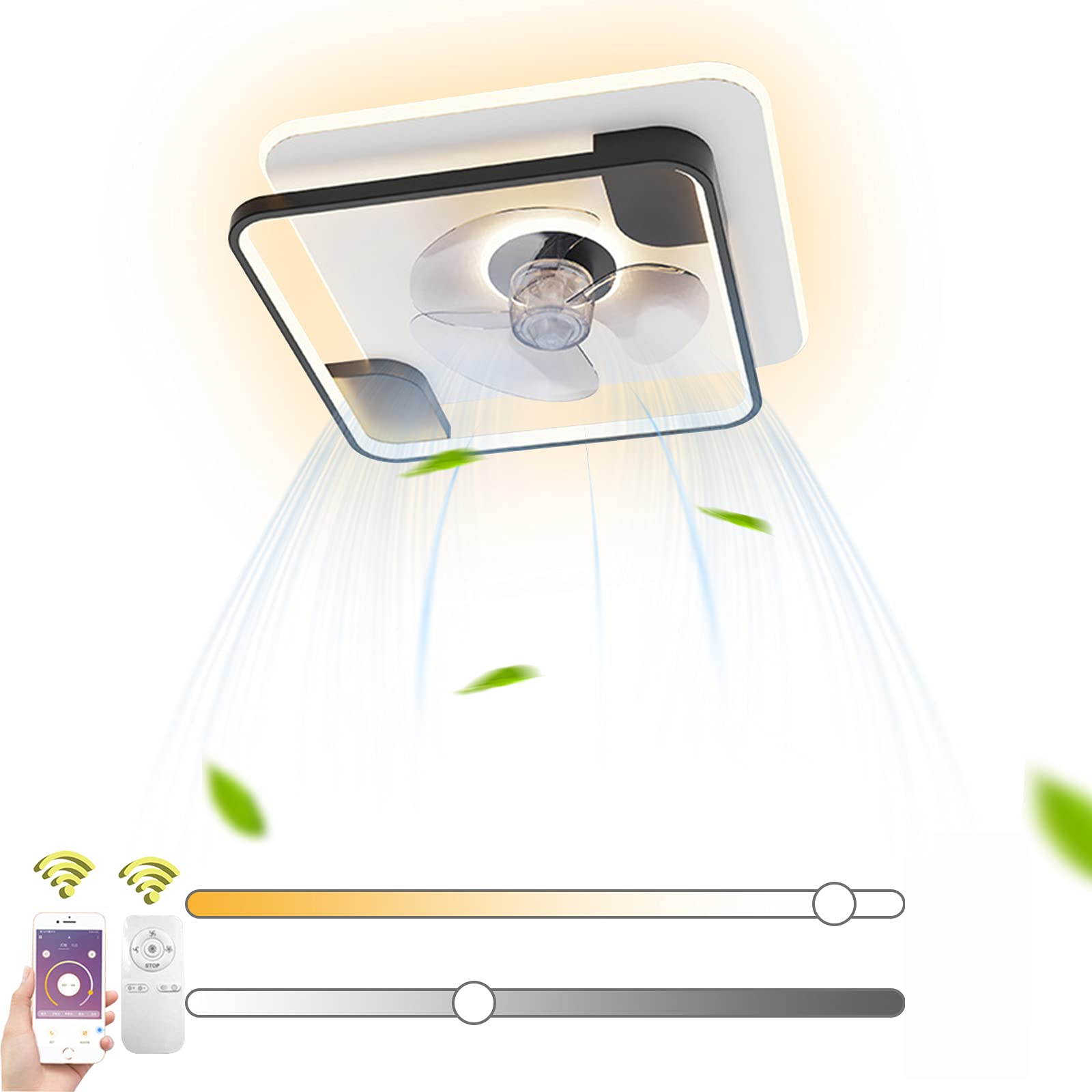 Square Fans With Lights New Homewerks 110 CFM 2 Sones Bathroom