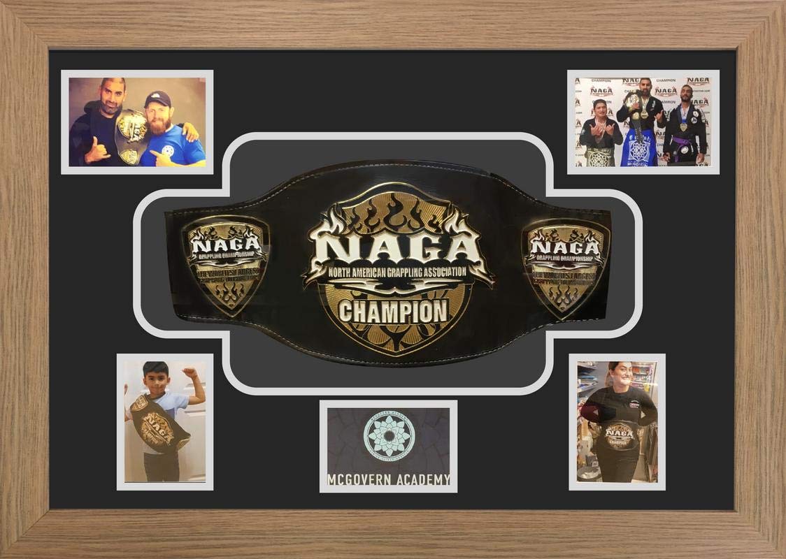 Buy Kwik Picture Framing Ltd Naga Grappling Championship Belt Display ...