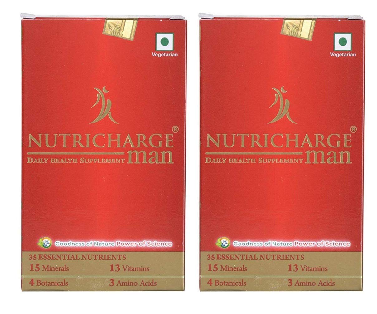 Nutricharge Daily Health Suppliment Tablet For Men (Pack Of 2) : Amazon ...