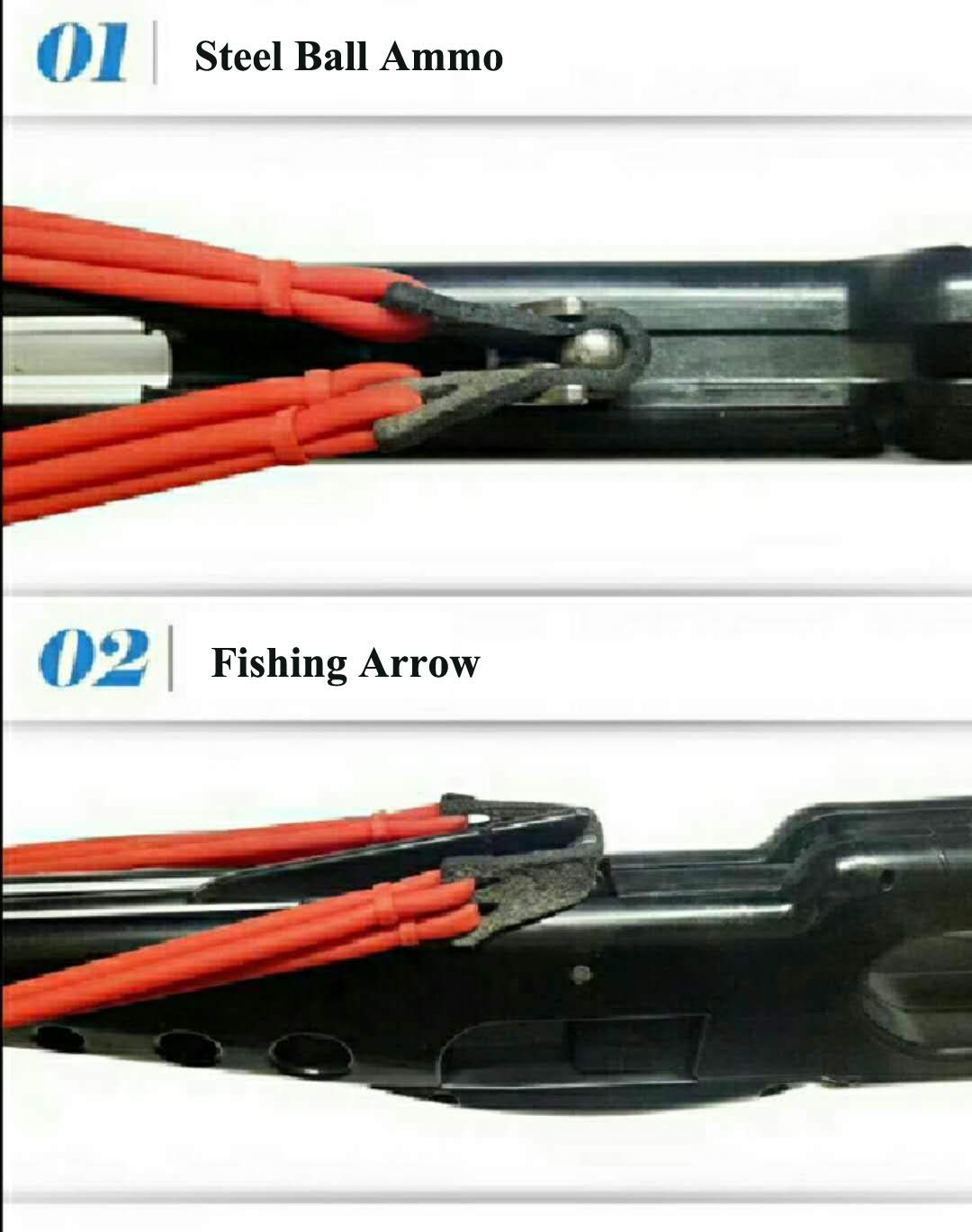 Smart Kingfisher Slingshot Fish Gun Speargun for Fishing, Hunting Spear ...