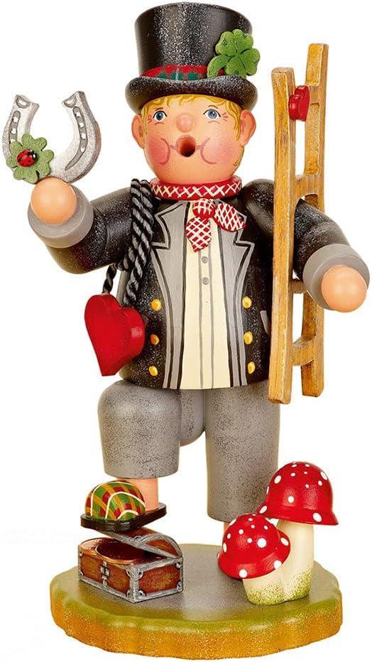 Amazon.com: Hubrig Volkskunst Lucky Charm 21cm Incense Smoker : Home ...