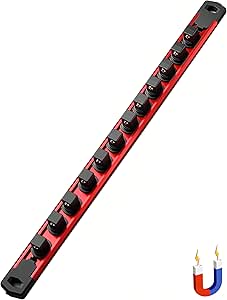 Amazon.com: ALOANES 1/2-Inch Drive Magnetic Socket Organizer, Heavy ...