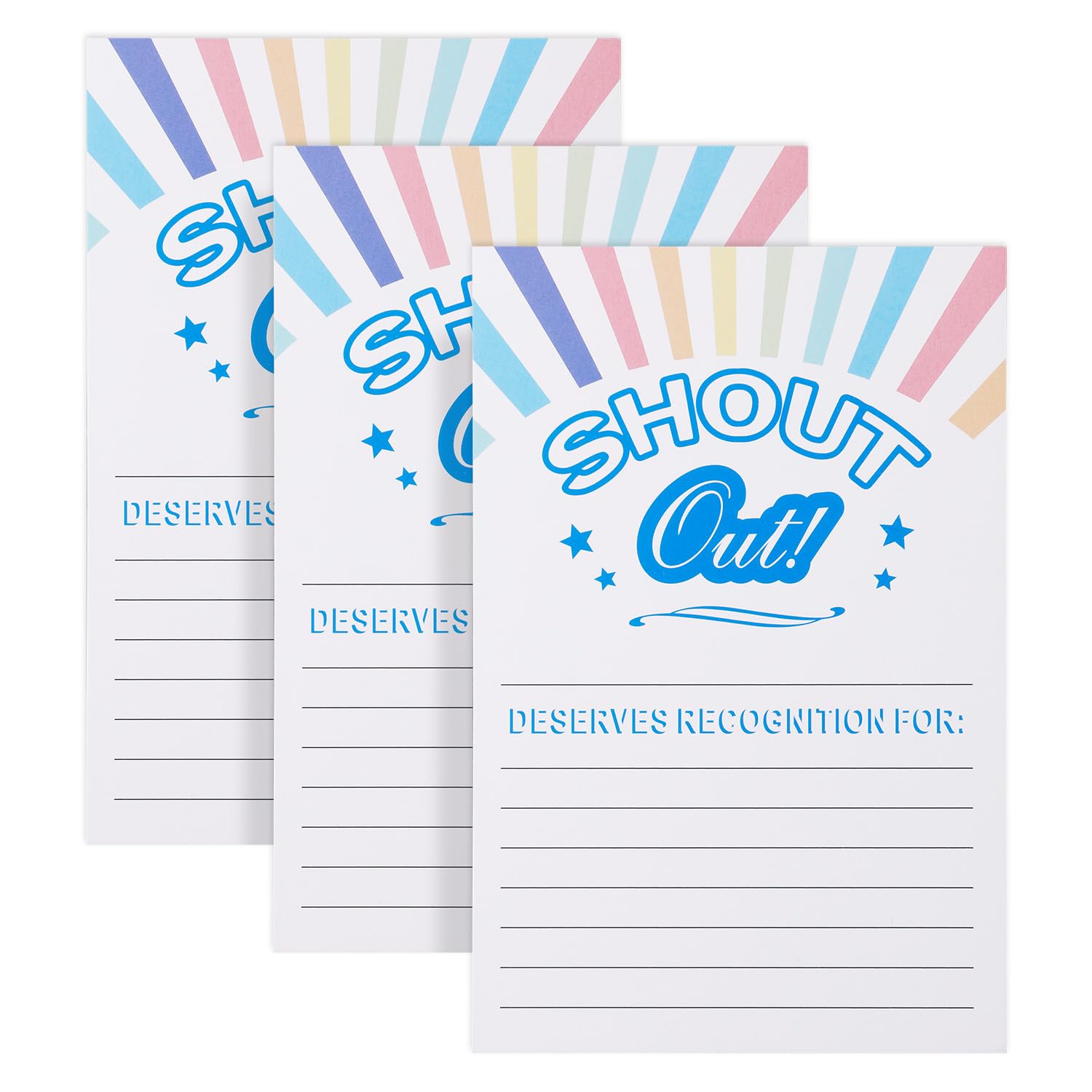 50pcs Shout Out Cards, Funny Encouragement Cards for Employees Teachers ...
