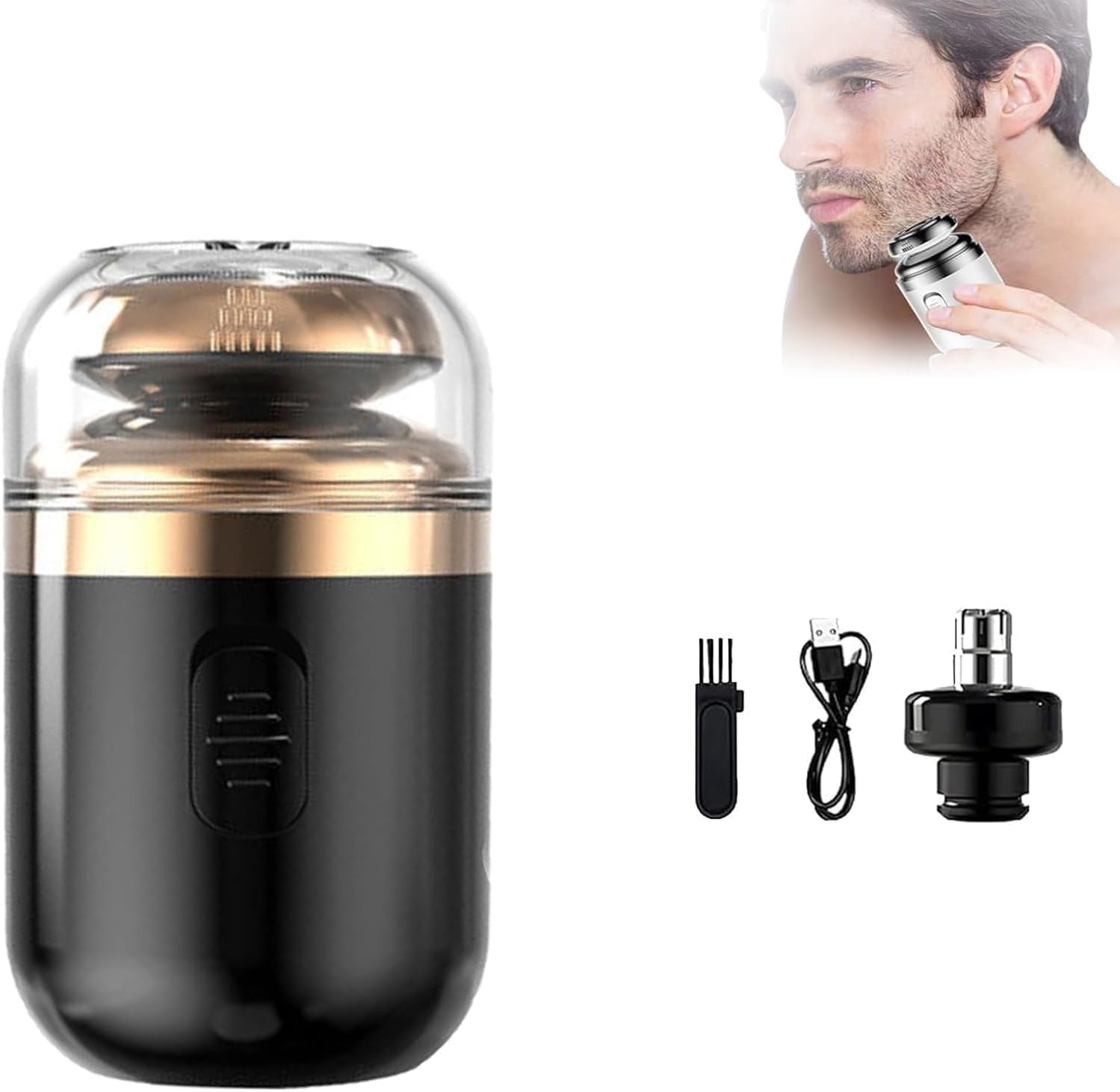 Amazon.com: HEEDZ Mini Shavers for Men Type-C Charging， Portable ...