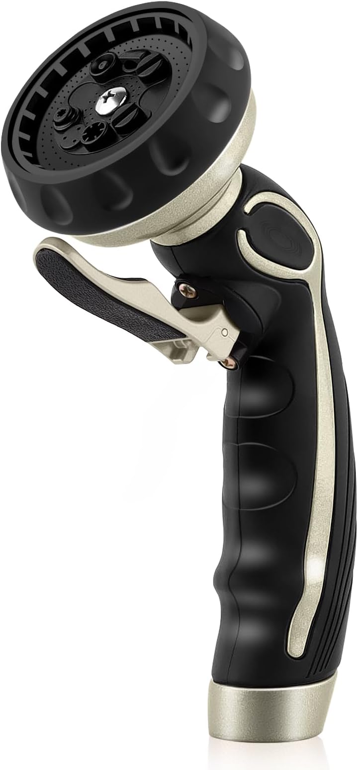 Amazon.com : Garden Hose Nozzle | Heavy-Duty Metal Hose Sprayer Nozzle ...