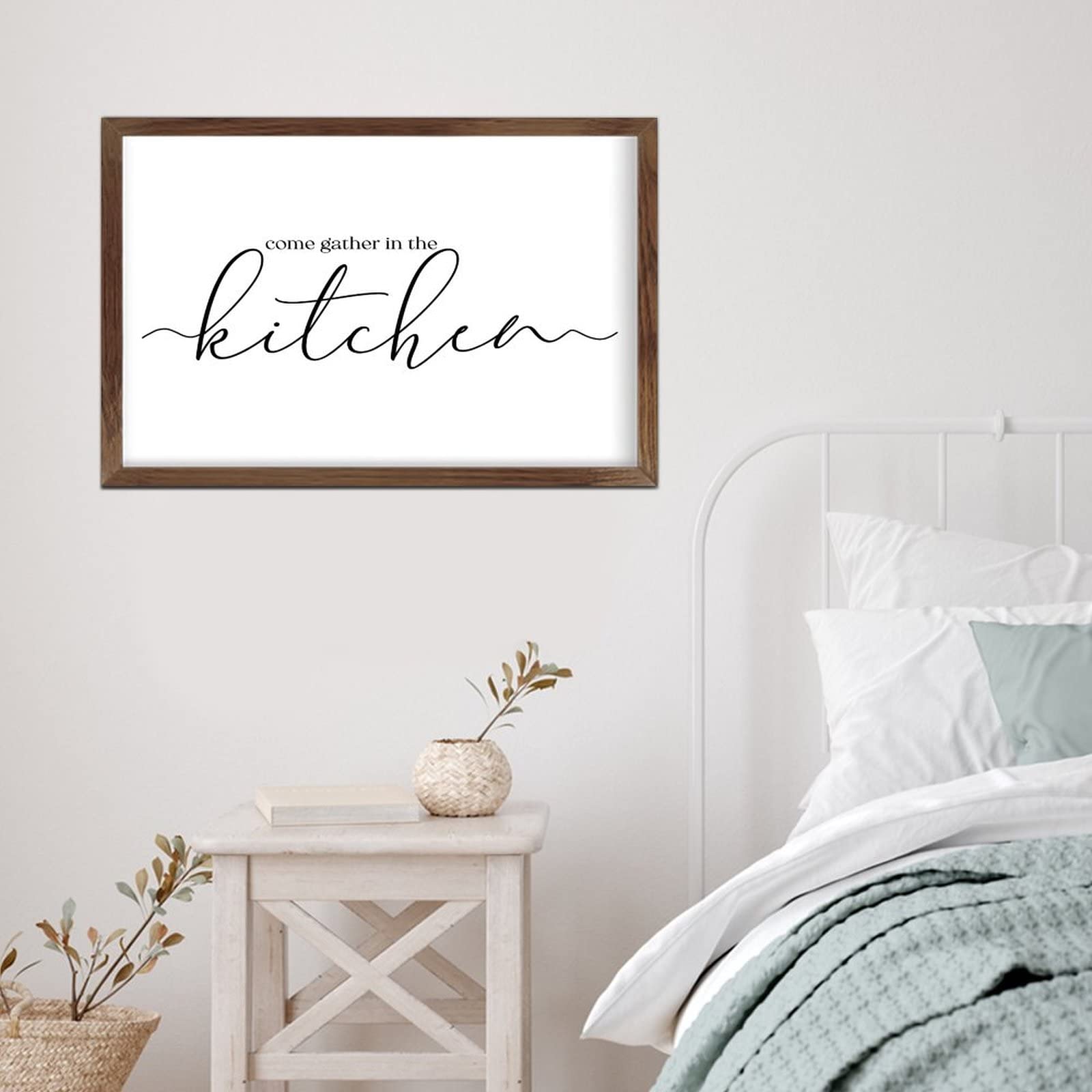 Bible Sign Farmhouse Kitchen 35 Soulful Rustic Kitchen Ideas You'll