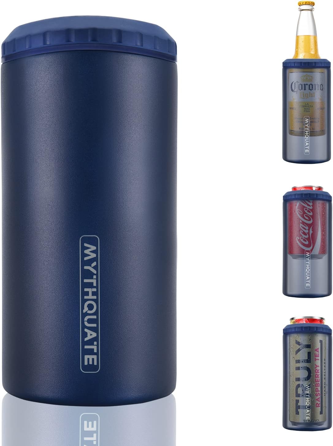 Amazon.com: 3 in 1 Slim Can Cooler for 12 OZ Skinny Can, Regular Can ...