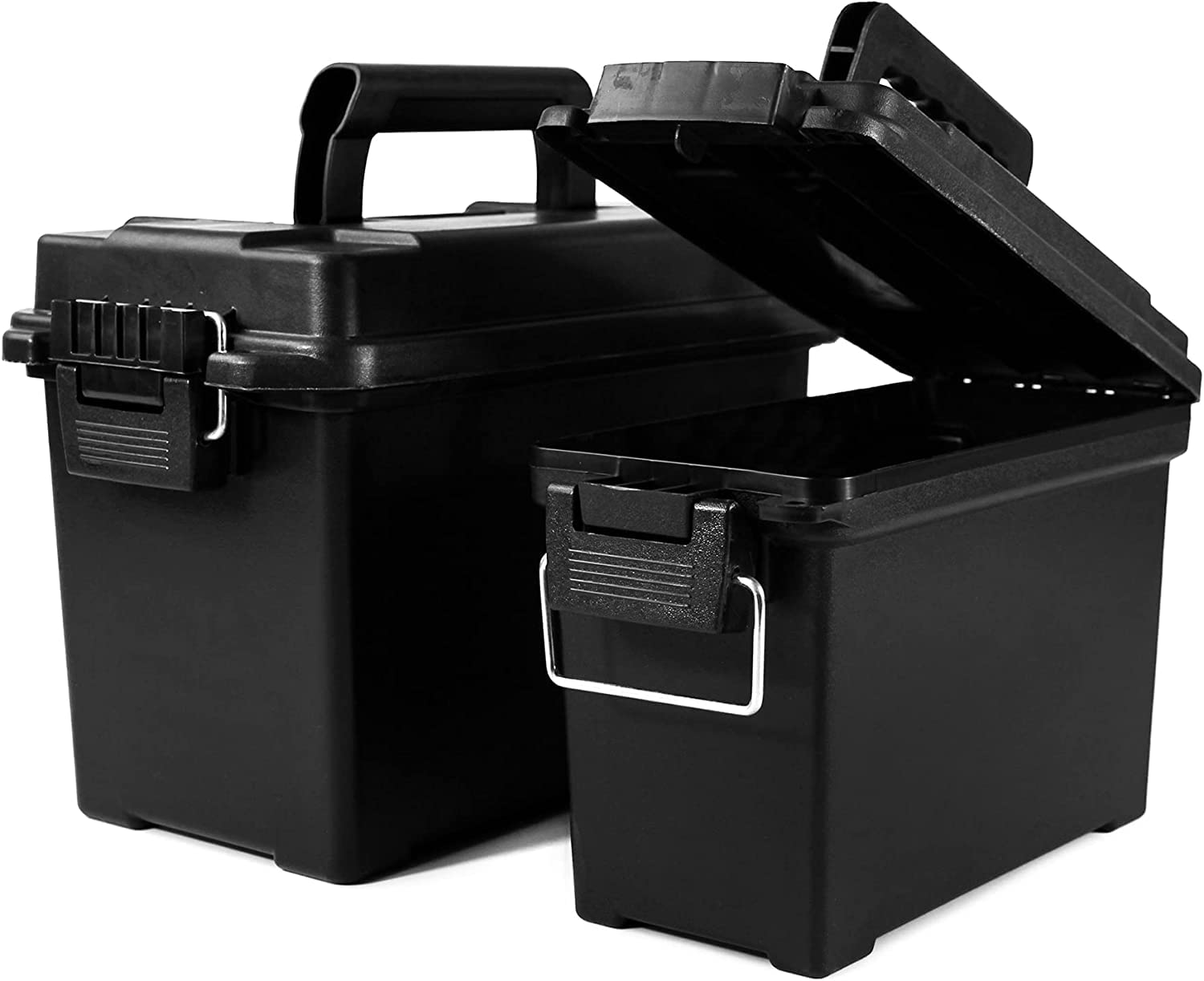 Amazon.com: Volein 2-Pack Plastic Ammo Cans 30 & 50 Cal - Shotgun Rifle ...