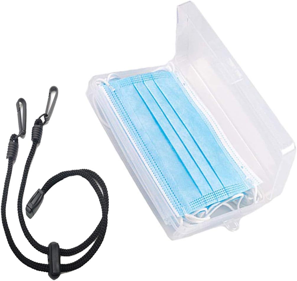 Amazon.com : AuGcGoGo Face Cover Container Mask Storage Box, Portable ...