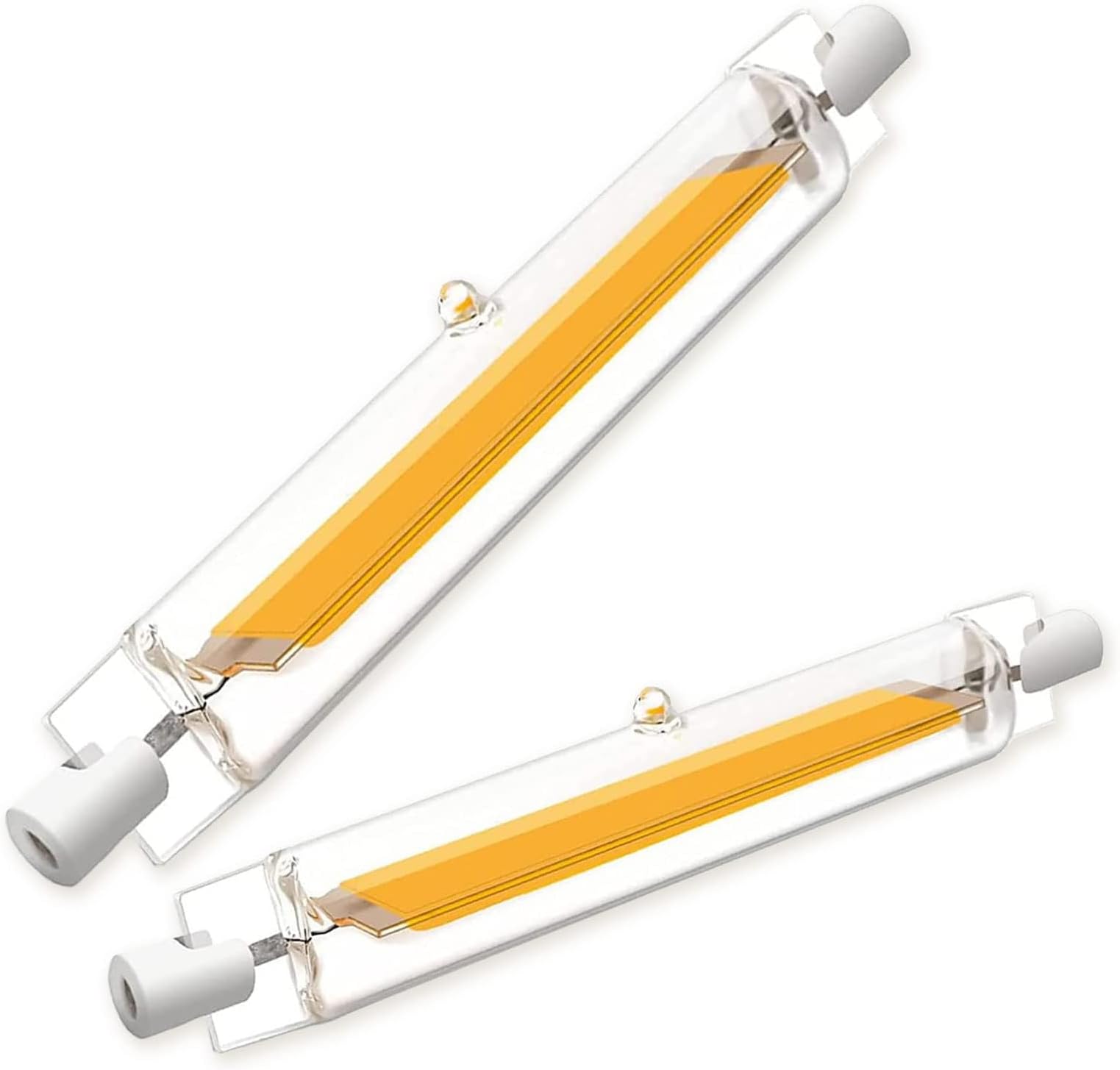 ZJZG R7S LED 78mm Dimmbar, 10W R7S LED Ersatz für 100W Halogenstab 78mm ...