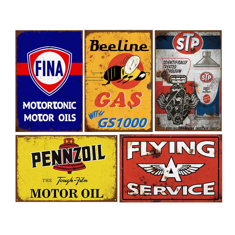 Vintage Oil Can Labels