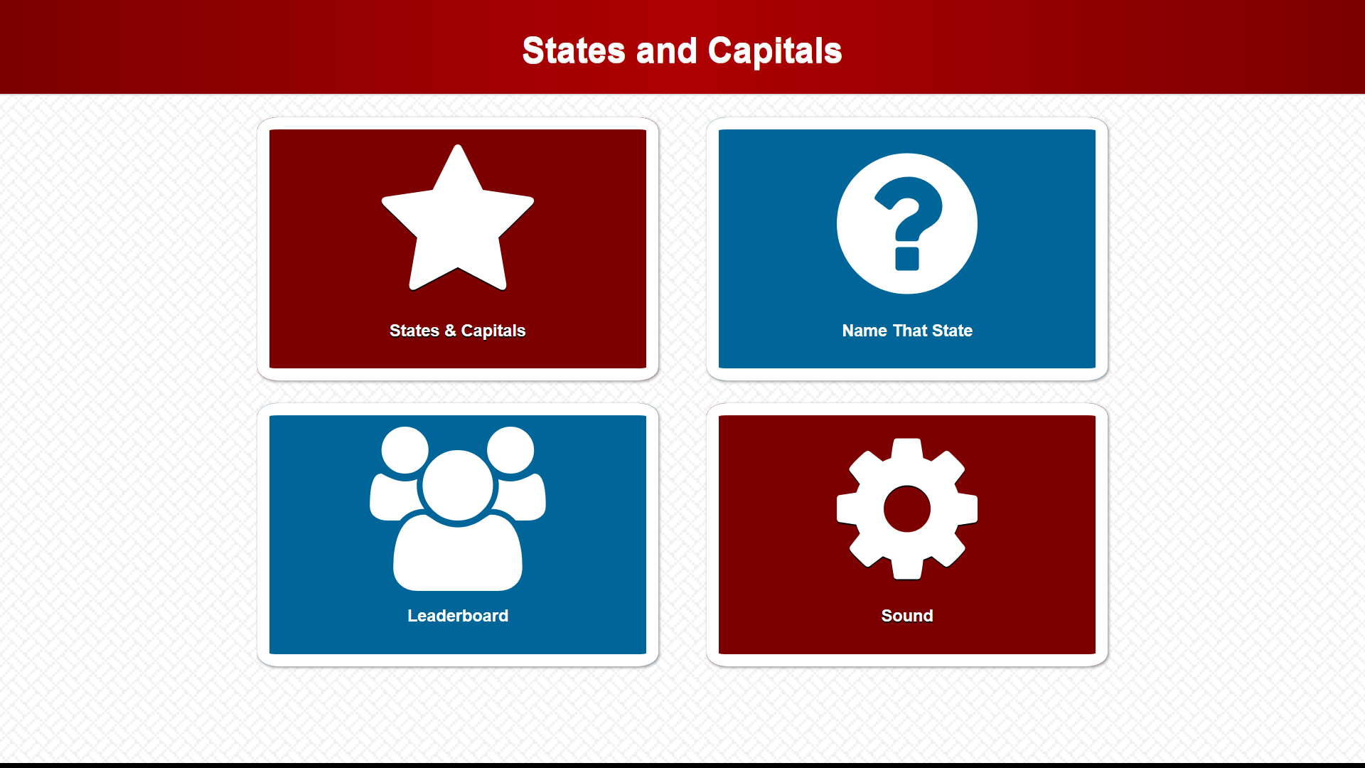 U.S States and Capitals Quiz TV - App on Amazon Appstore