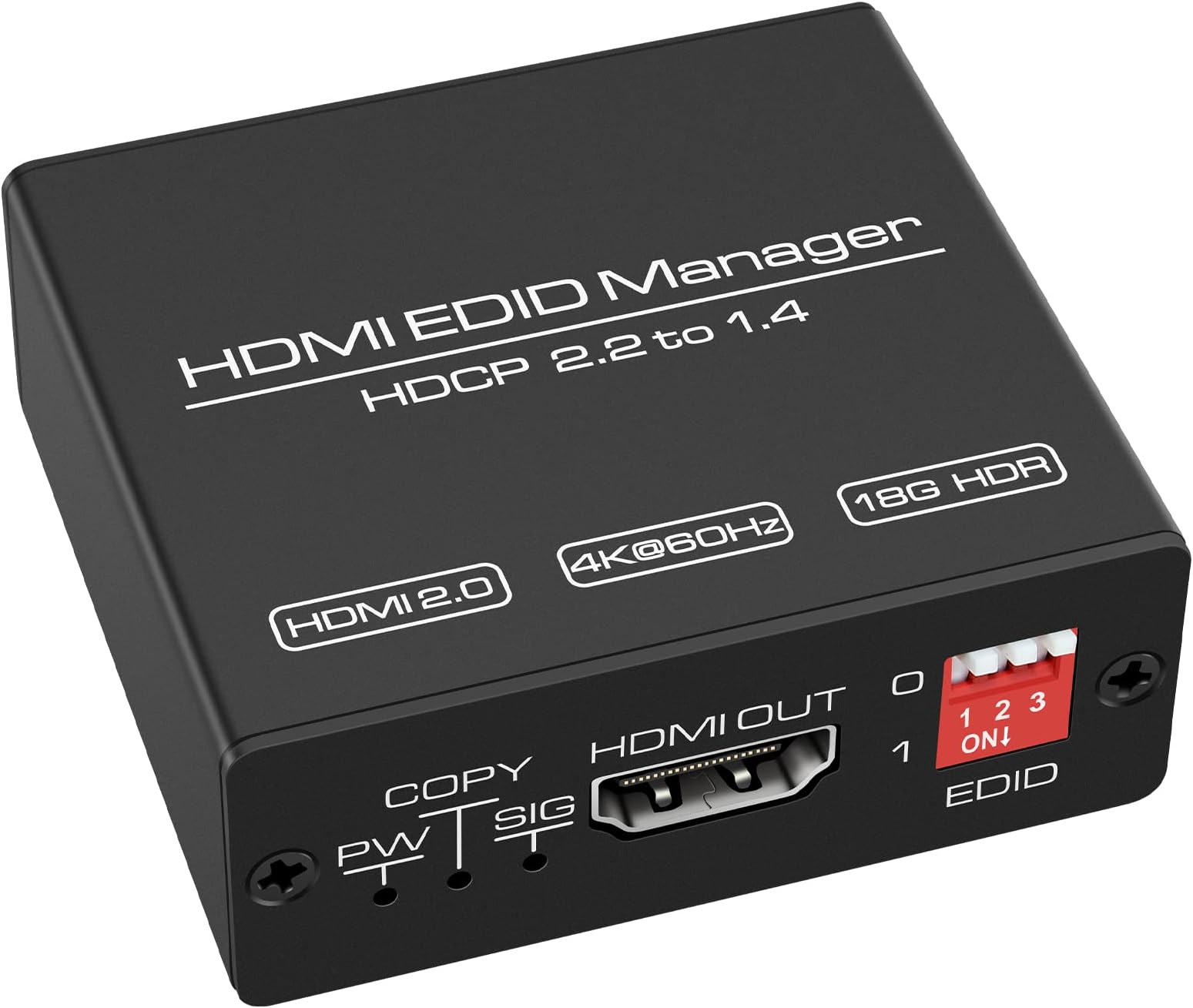 DIGITUS 4K HDMI EDID Emulator - UltraHD 4k/60Hz - für HDMI Extender ...