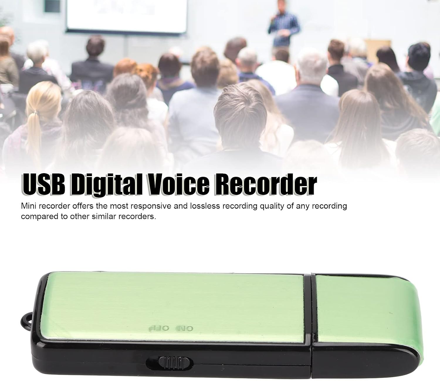 Mini USB Voice Recorder, Flash Drive Voice Recorder Portable Recording ...