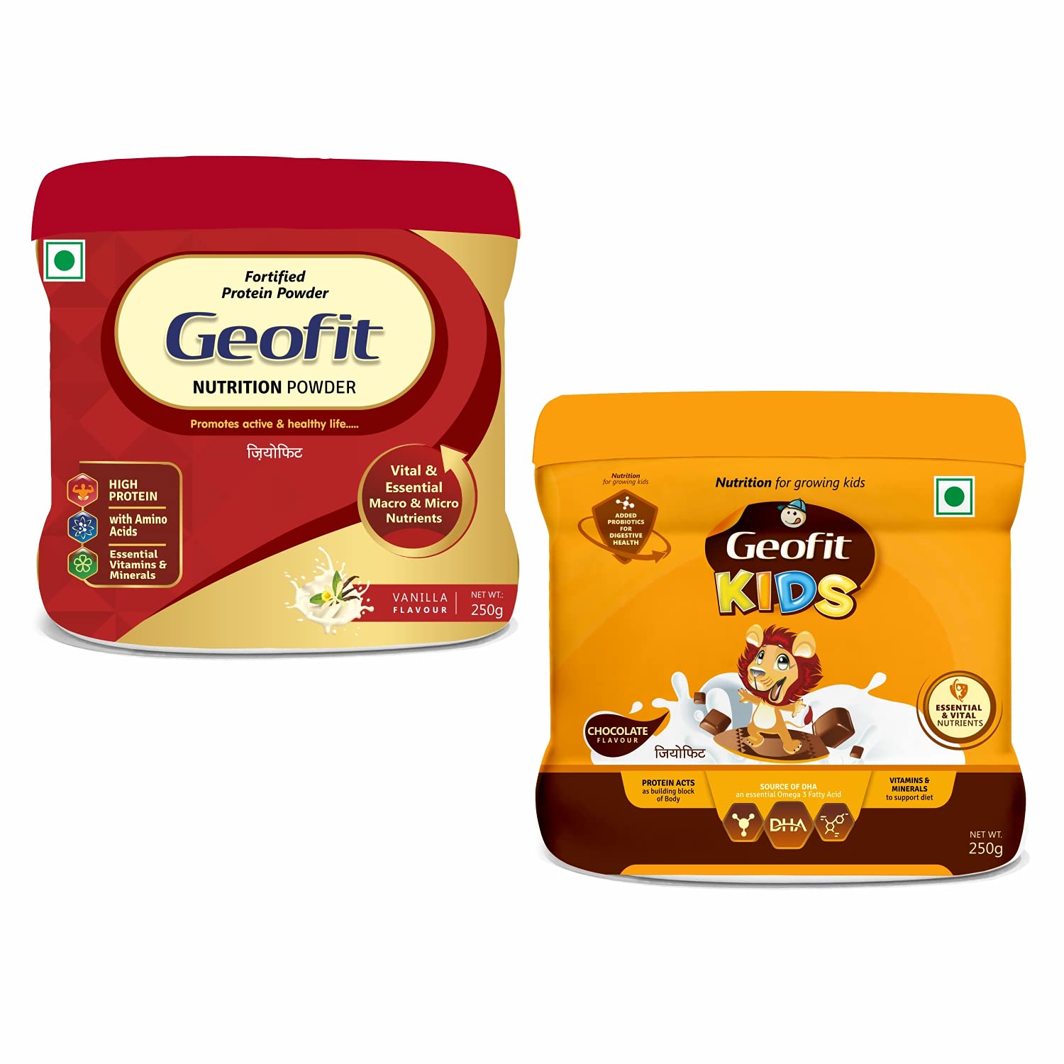 Geofit Protein Powder Enriched with Nutrients|Multivitamins ...