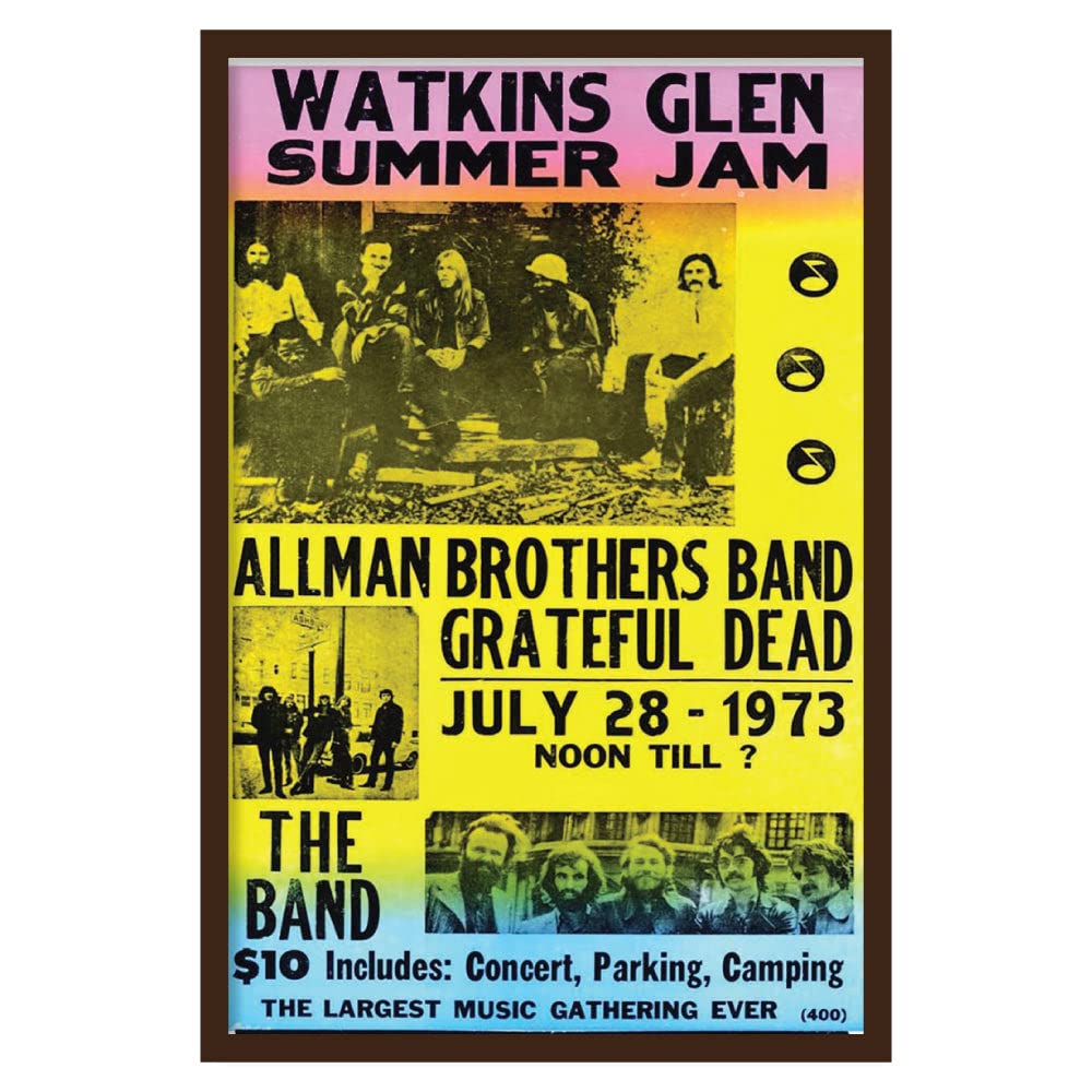 Amazon.com: Fresh Prints of CT Showprint Concert Poster Watkins Glen ...