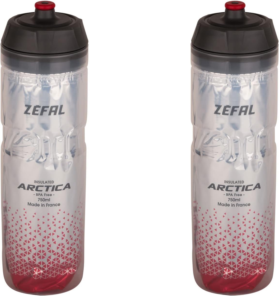 ZEFAL Pack Arctica 75 - Lot de Deux Bidons Vélo 750 ML - Gourde Vélo ...