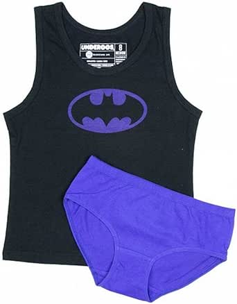 Amazon.com: DC Comics Batman Batgirl Underoos Girl's Tank/Underwear Set ...