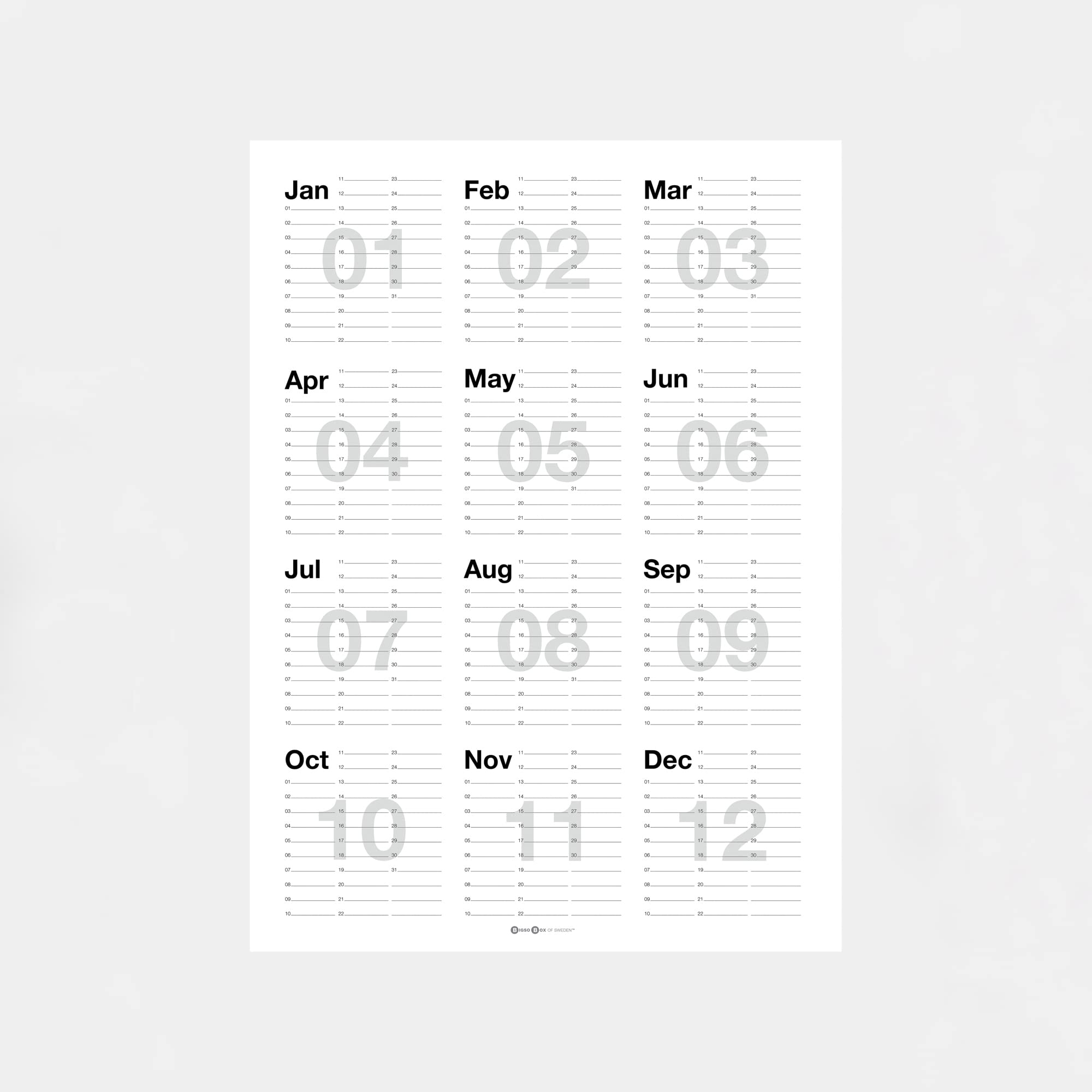 Calendario En Blanco Sin Numeros Plantillas De Calendario En Blanco