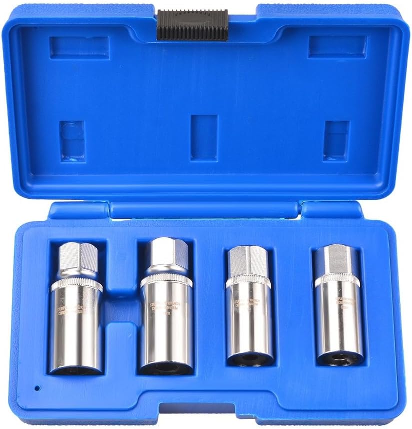Prokomon Stud Extractor Set, Broken Stud Removal Socket 4-Piece Metric Stud Remover Set – Stud ...