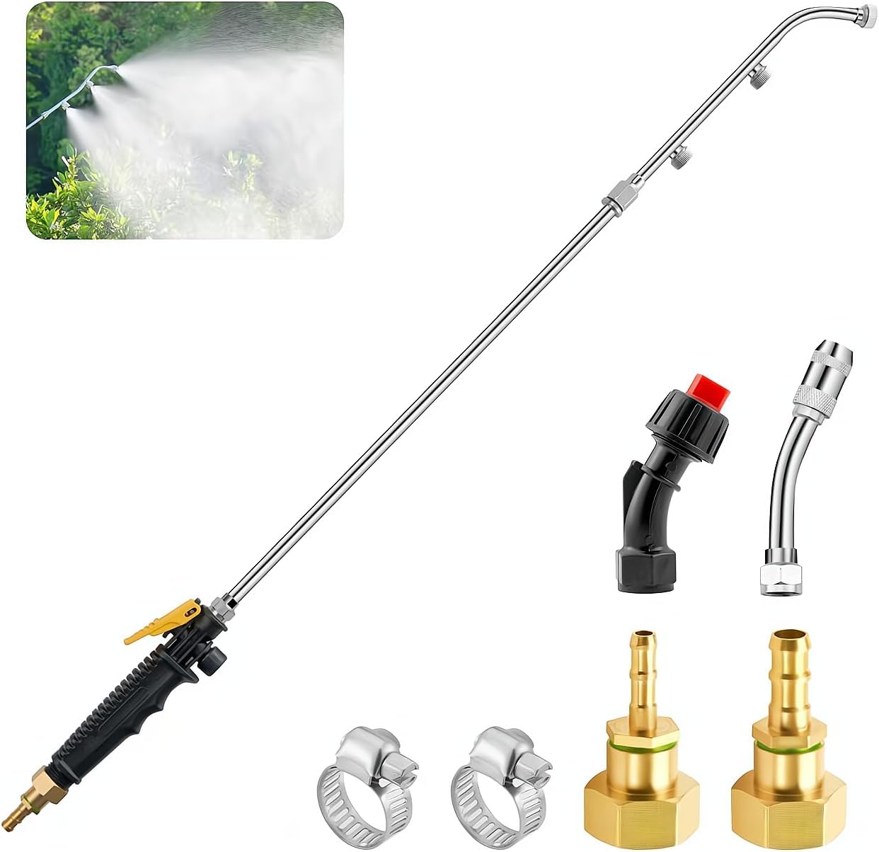 Amazon.com: 1 Set 110 Degree Flat Fan Shaped Nozzle, with 7pcs 0.1-0 ...