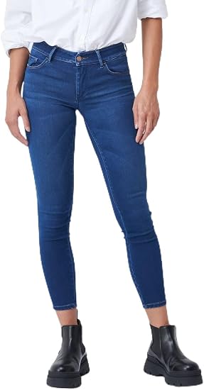 Salsa Pantalón elástico Push Up Wonder Cropped Skinny: Amazon.es: Moda