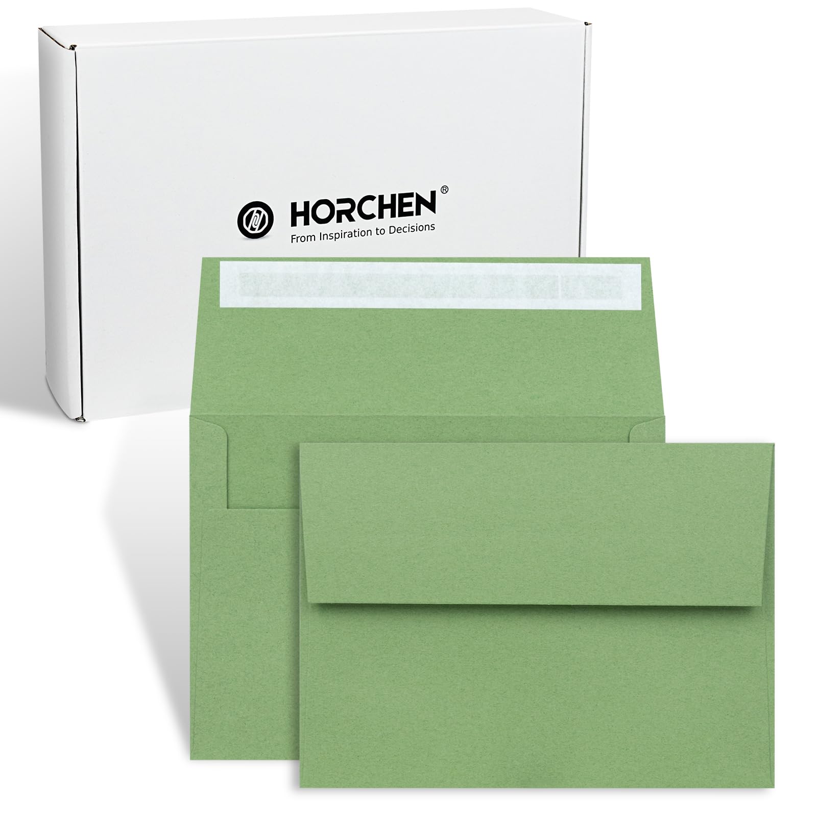 Snapklik.com : 200 Pack 5x7 A7 Sage Green Envelopes