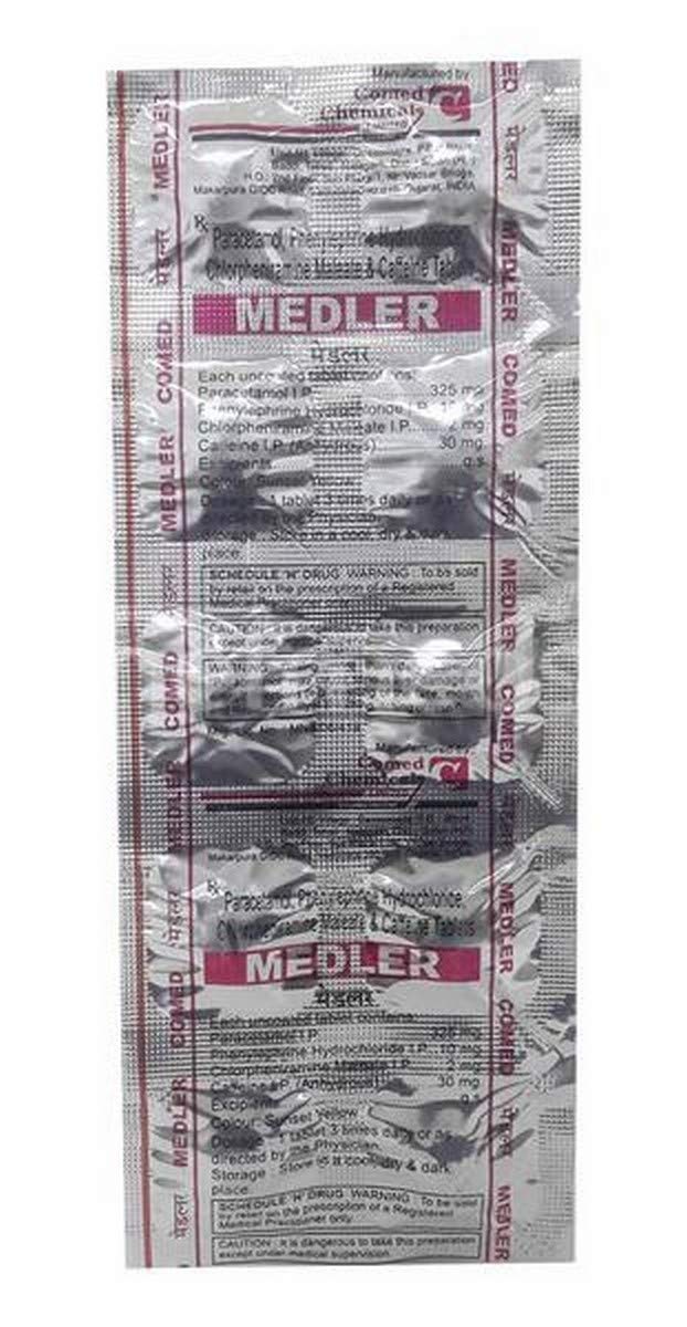 MEDLER - Strip of 10 Tablets : Amazon.in: Health & Personal Care
