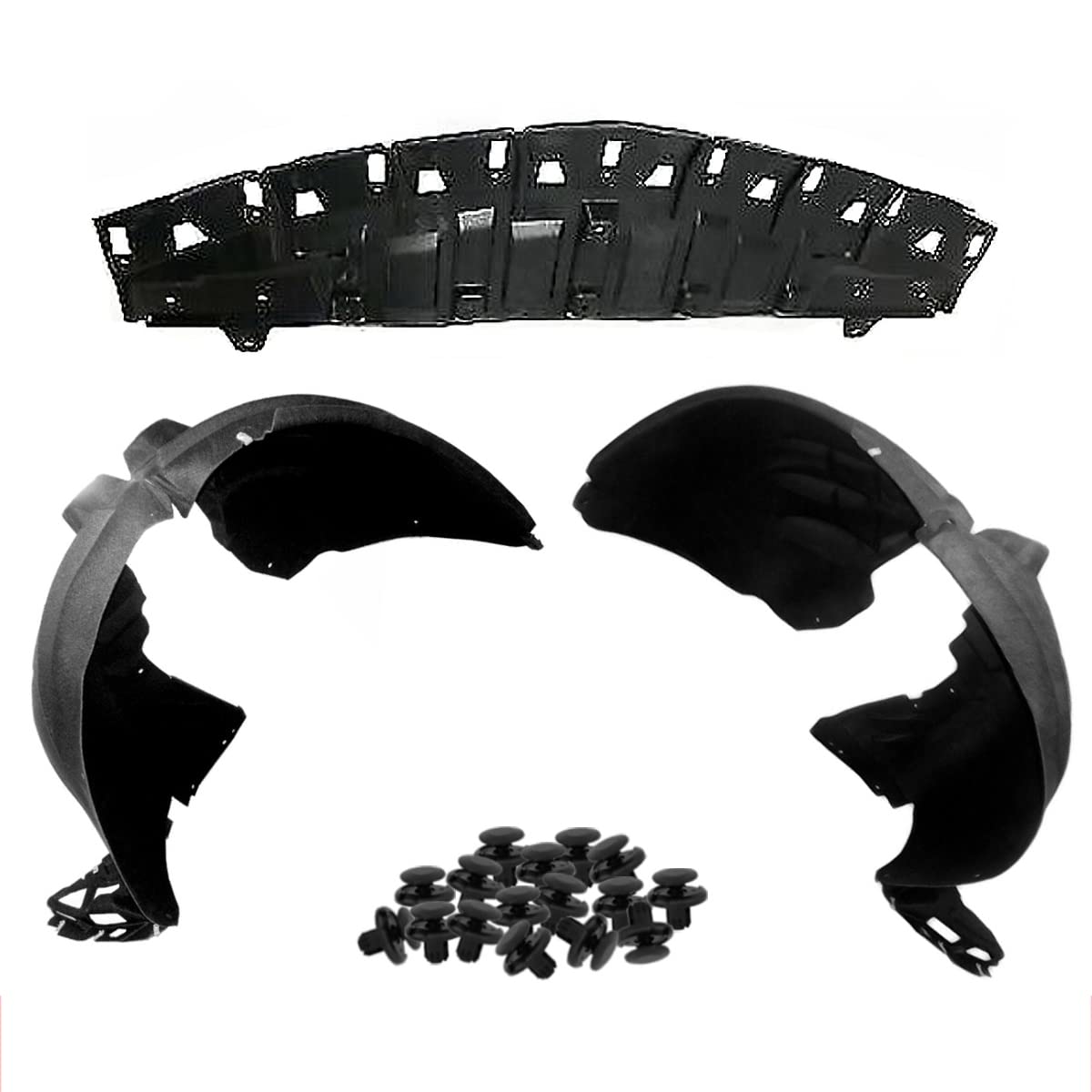 Amazon.com: Parts N Go Fender Liner & Lower Engine Under Cover Set w ...