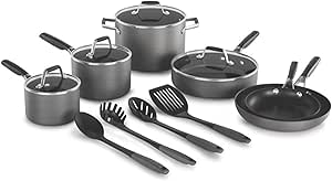 Amazon.com: Calphalon 11-Piece Nonstick Dishwasher & Oven Safe Pots ...