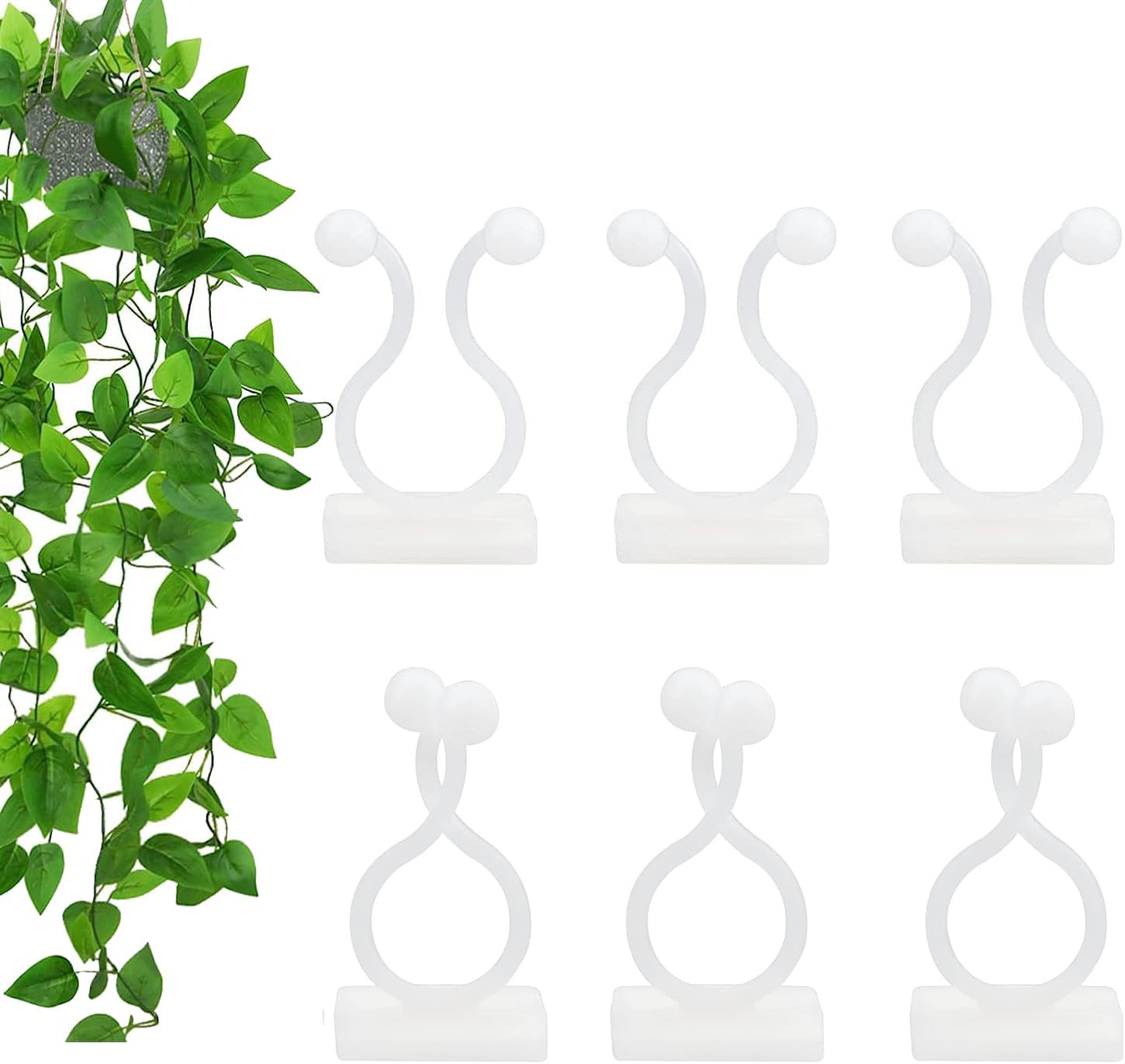 Amazon.com : Plant Climbing Wall Fixture Clips,100Pcs Plant Fixer Self ...