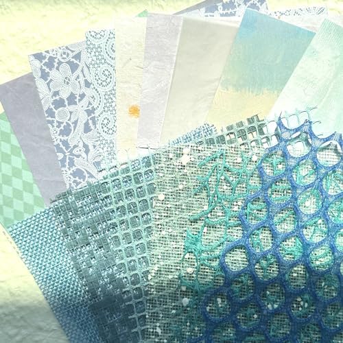 Amazon.com : Aromoty 15 sheets Handmade Scrapbook Paper Craft Mesh ...