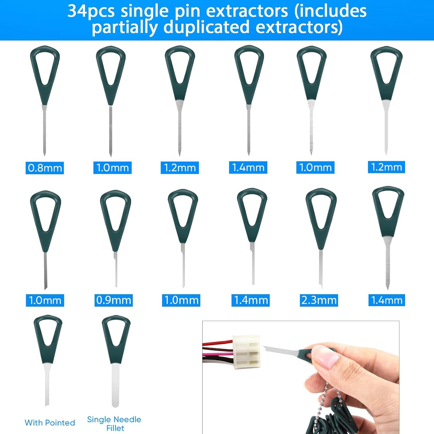 Snapklik.com : Terminal Removal Tool Kit 92 Pcs Depinning Tool ...
