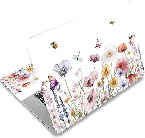 Amazon.com: PLIGREAT 3 Pcs Laptop Skin Stickers Vinyl Decals for PC ...