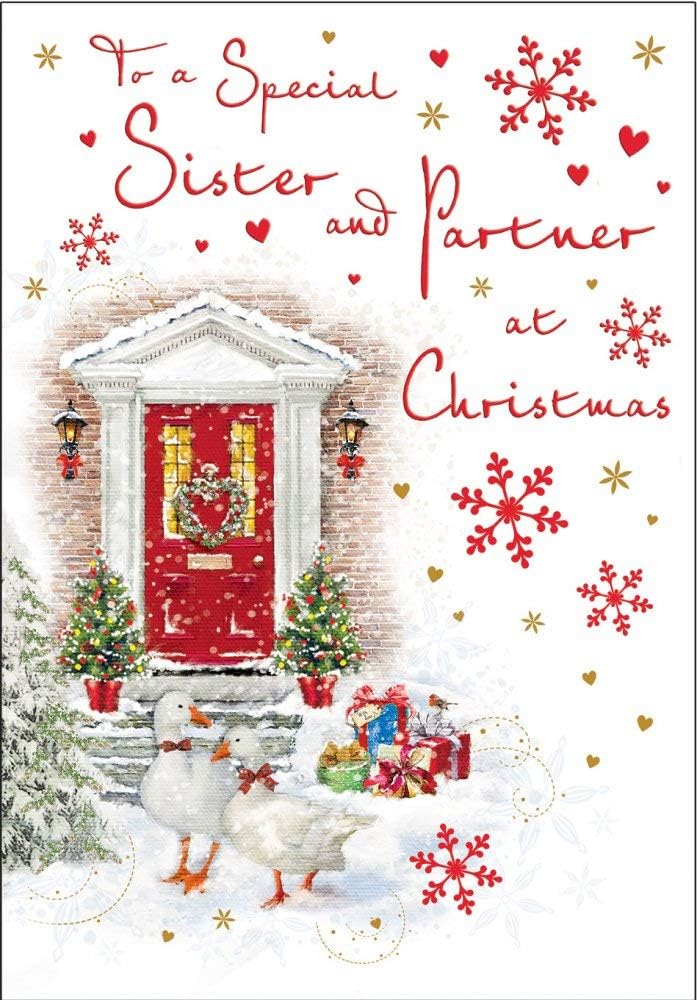 Piccadilly Greetings Traditional Christmas Card Son & Partner - 9 x 6 ...