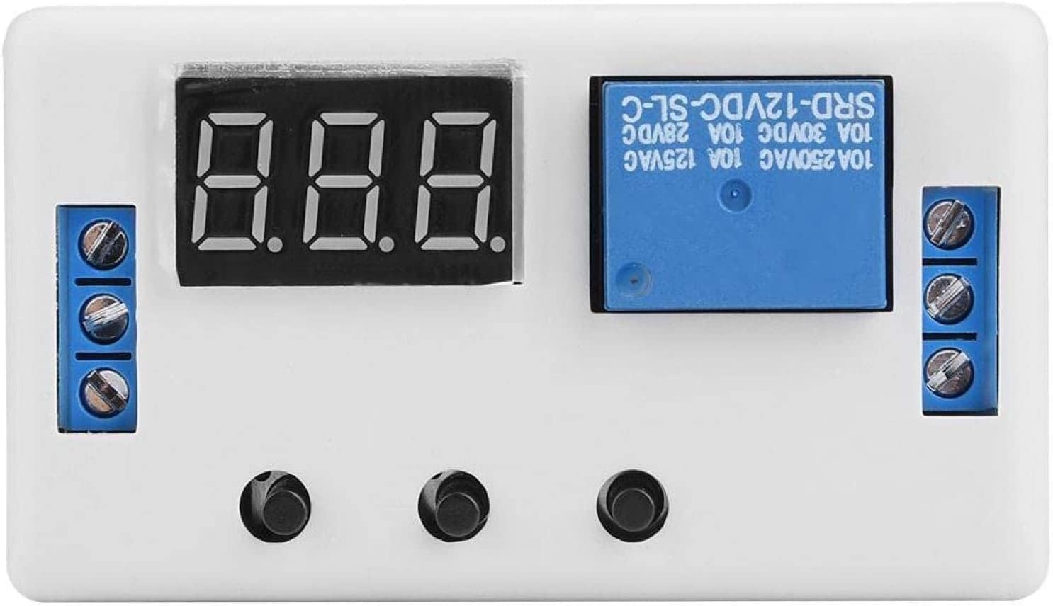 REES52 12V Digital LED Display Timer Relay Board Adjustable Automation Control Switch Module ...
