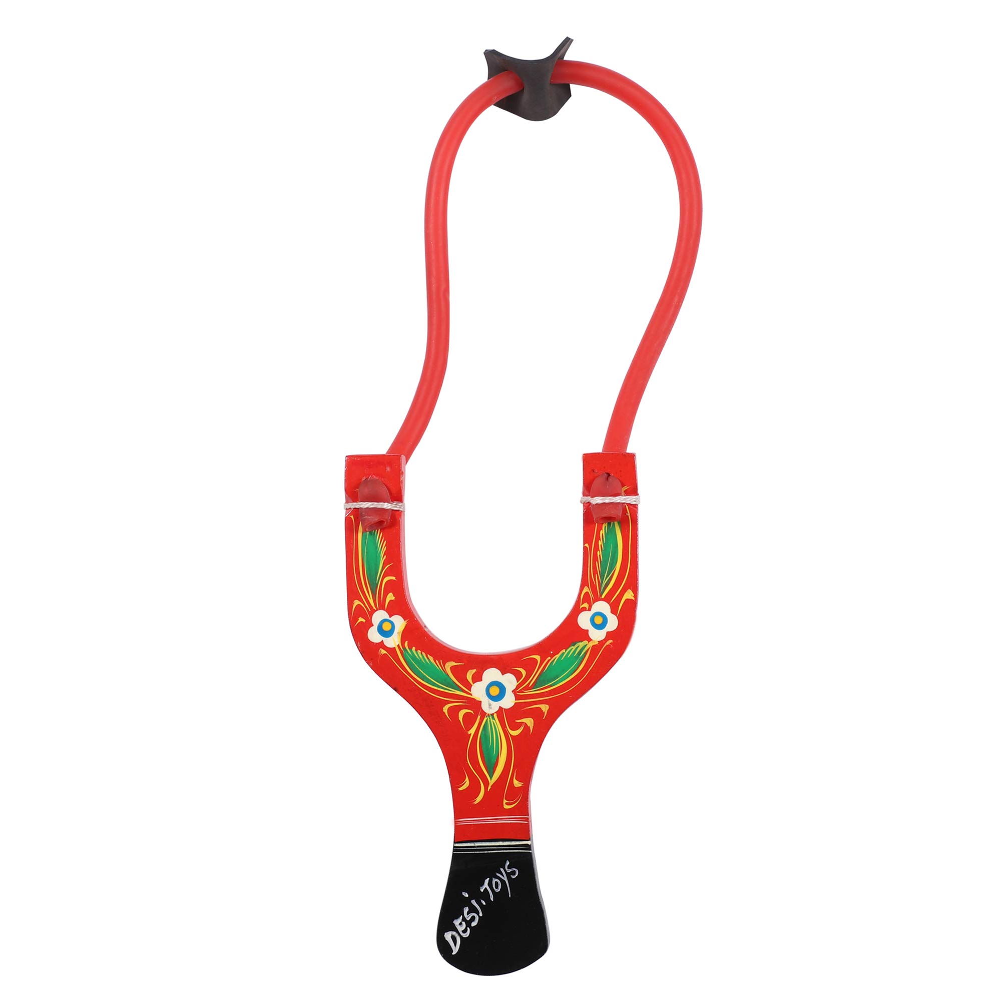Desi Toys Wooden Slingshot | Traditional Gulel Catapult for Sports ...