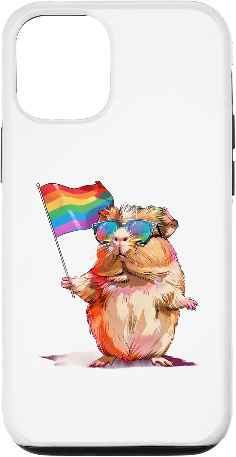 Amazon.com: iPhone 15 Pro LGBT Guinea Pig Rainbow LGBTQ Gay Pride Month ...