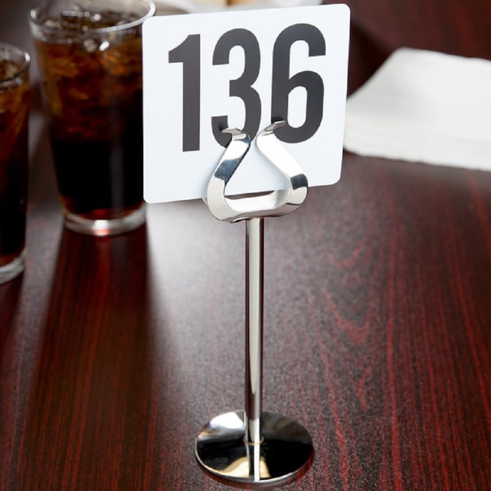 Snapklik.com : TrueCraftware- 8" Stainless Steel Harp Style Table Sign ...