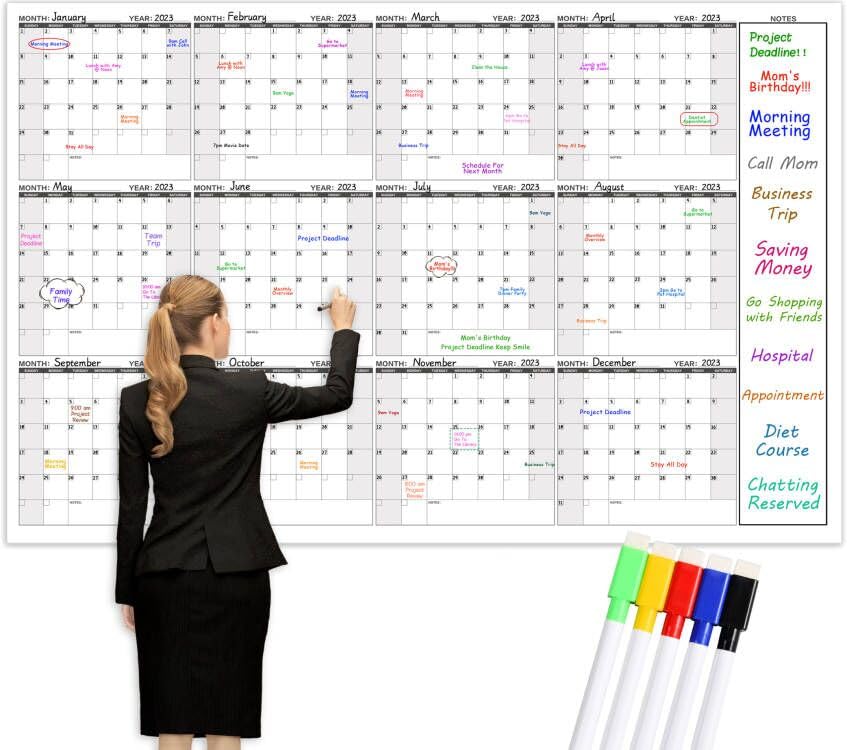 Find The Best 12 Month Calendar Boards Reviews & Comparison - Katynel