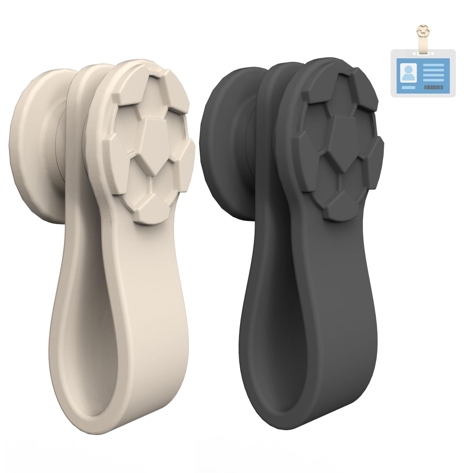 Amazon.com : 2 Pack Magnetic ID Name Badge Holder for Offices, Doctors ...