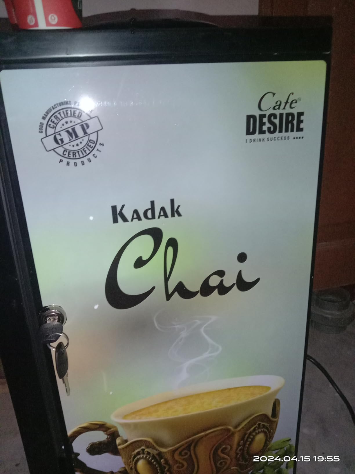 Cafe DESIRE I DRINK SUCCESS Tea Coffee Machine - 2Lane | Advanced ...