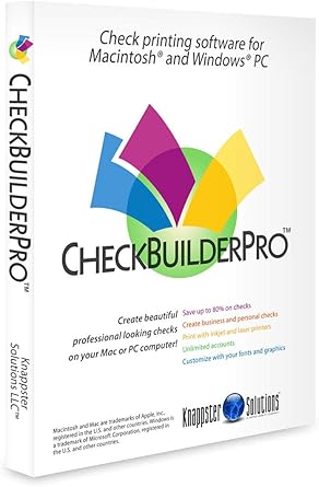 Amazon.com: CheckBuilderPro - Windows & Mac Check Printing Software