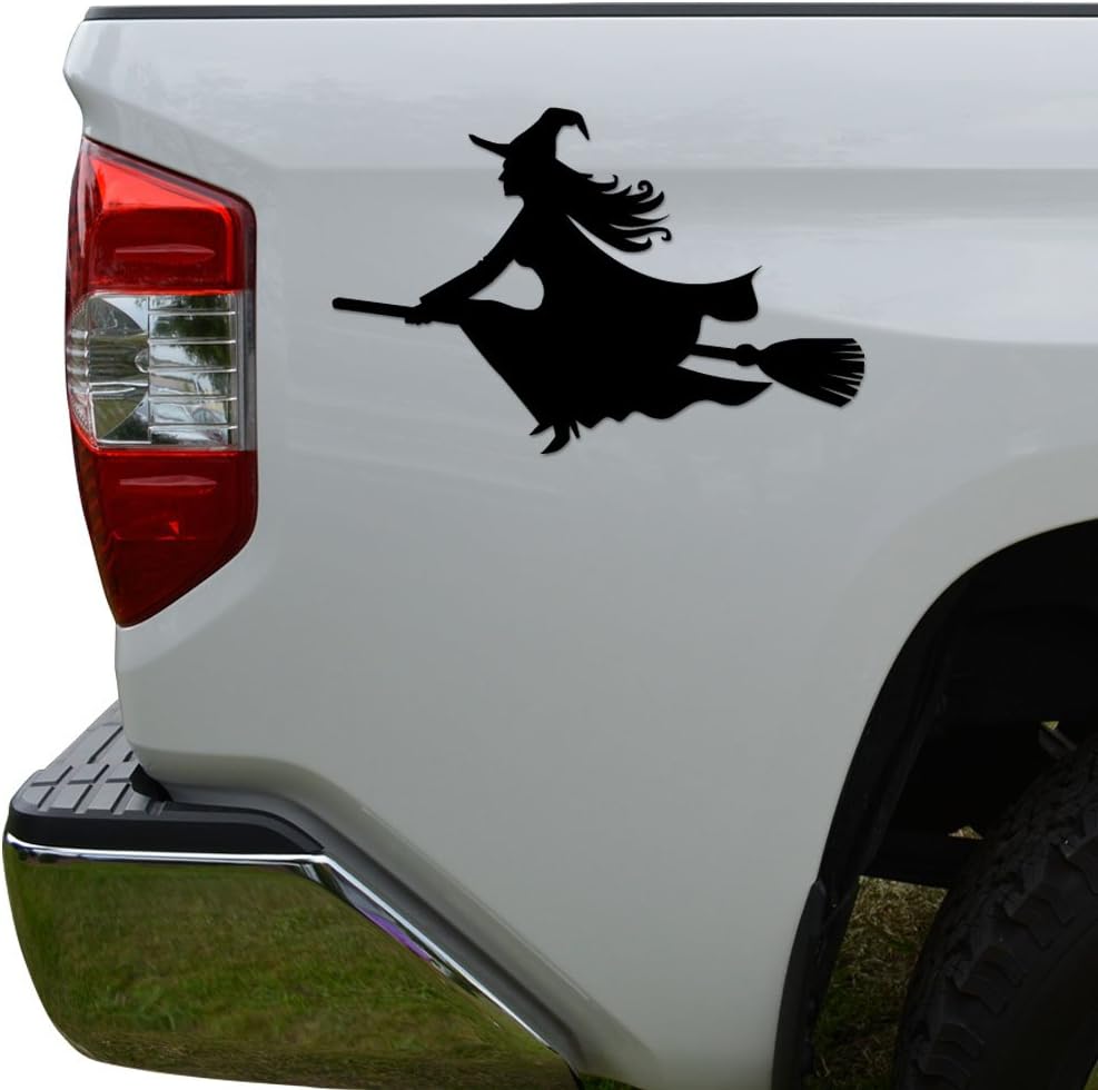 Amazon.com - Bargain Max Decals Halloween Witch Silhouette Decal ...